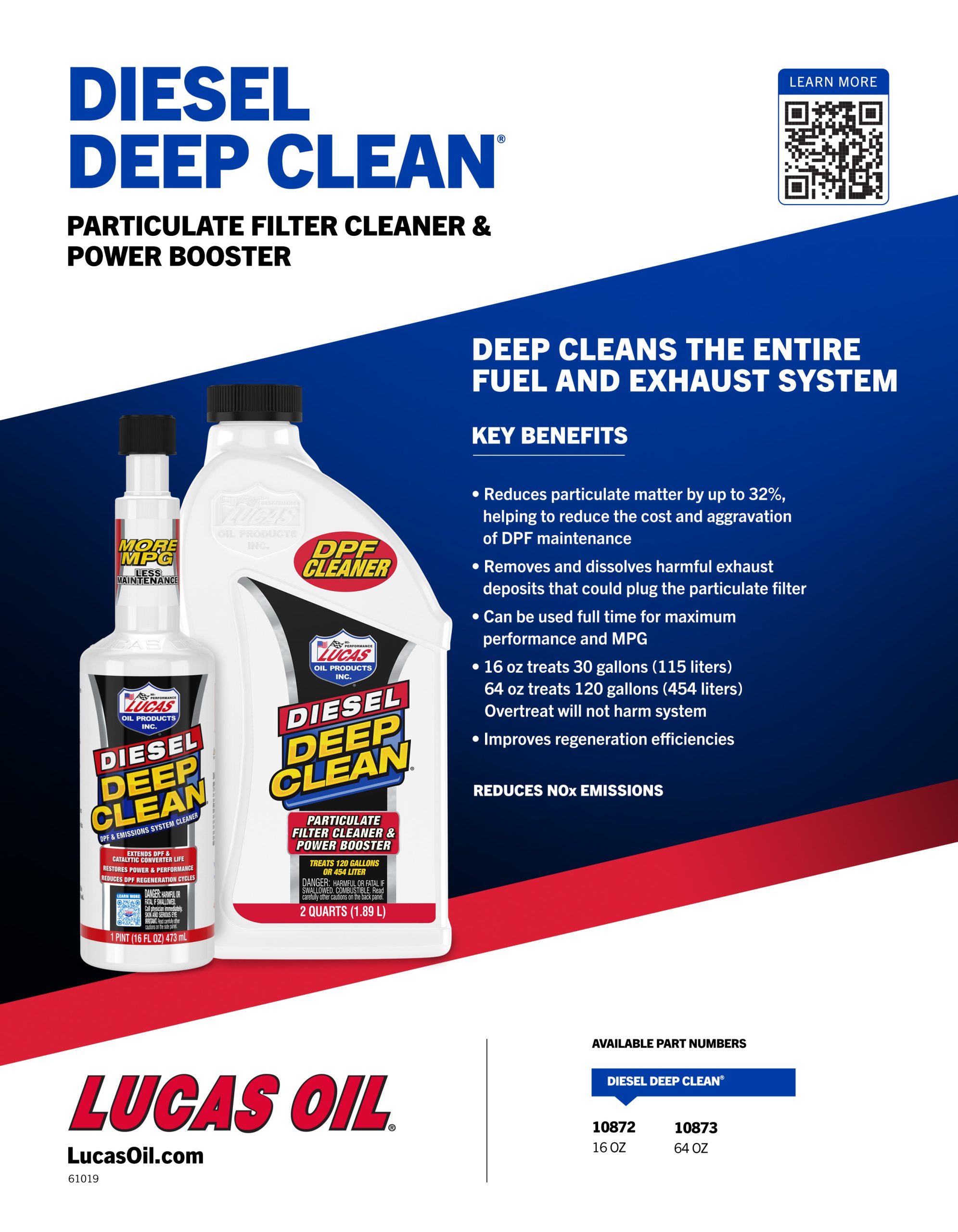 Diesel Deep Clean® – Lucas Oil Products, Inc. – Keep That Engine Alive!
