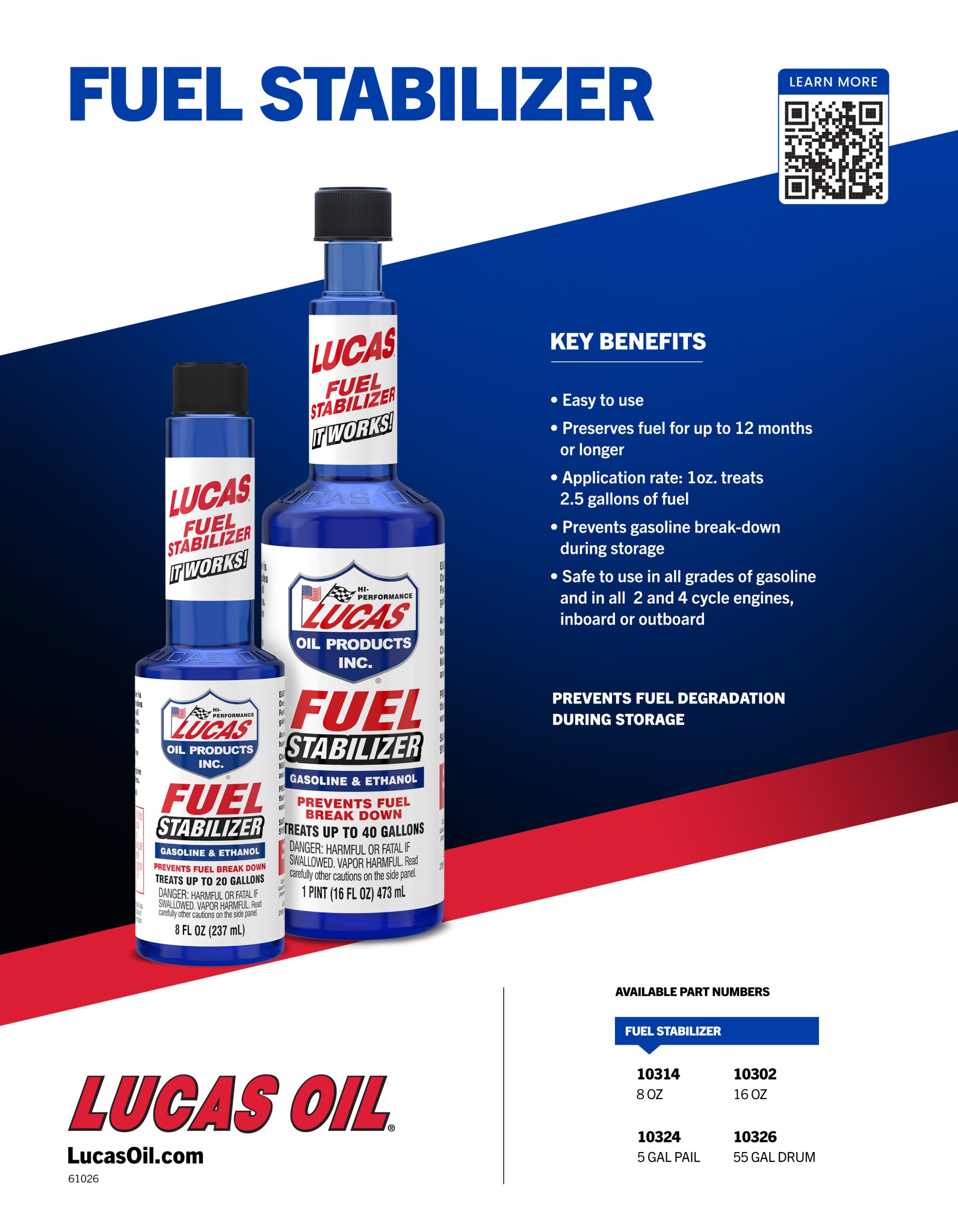 Fuel Stabilizer – Lucas Oil Products, Inc. – Keep That Engine Alive!