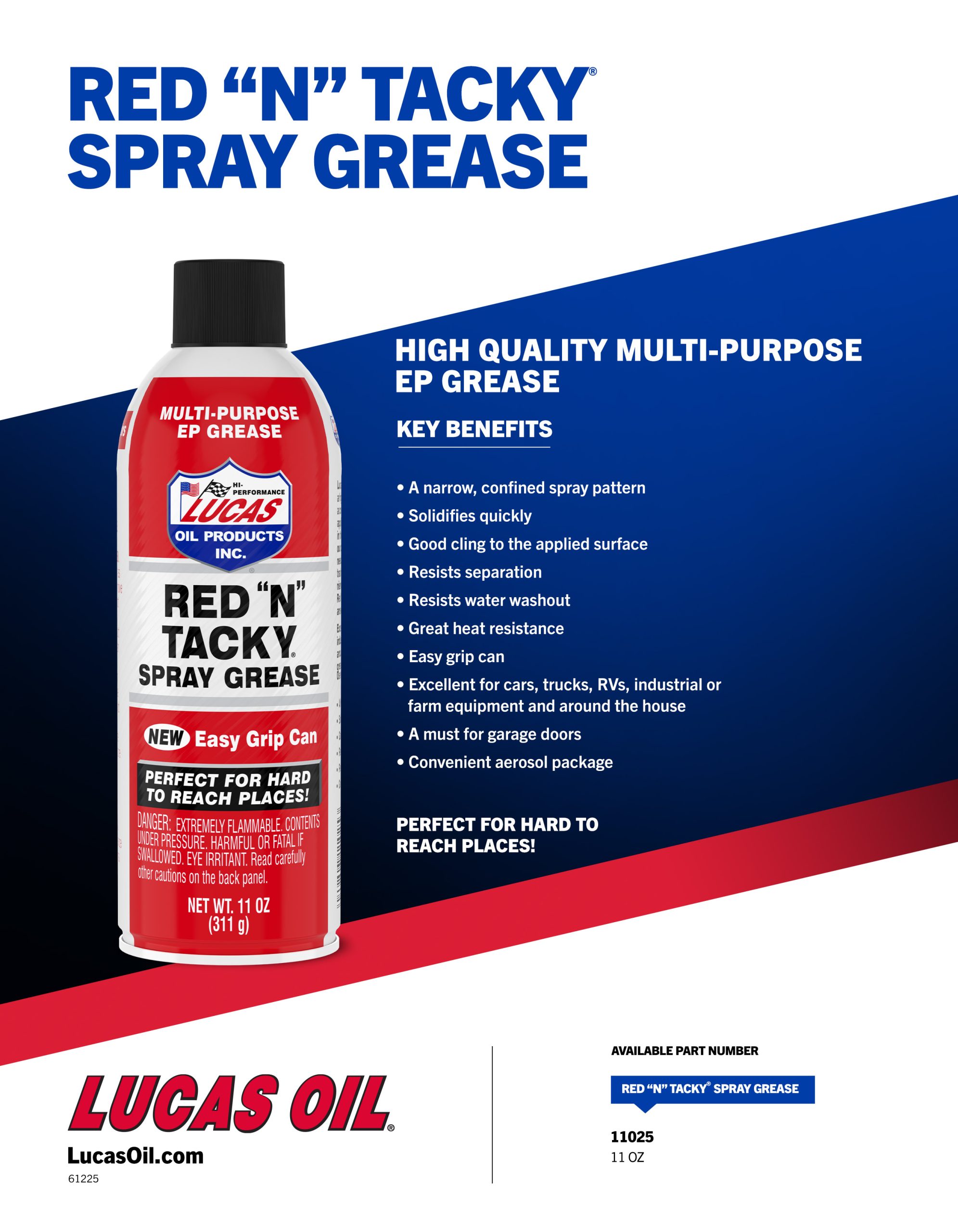 Red “N” Tacky Grease – Lucas Oil Products, Inc. – Keep That Engine Alive!