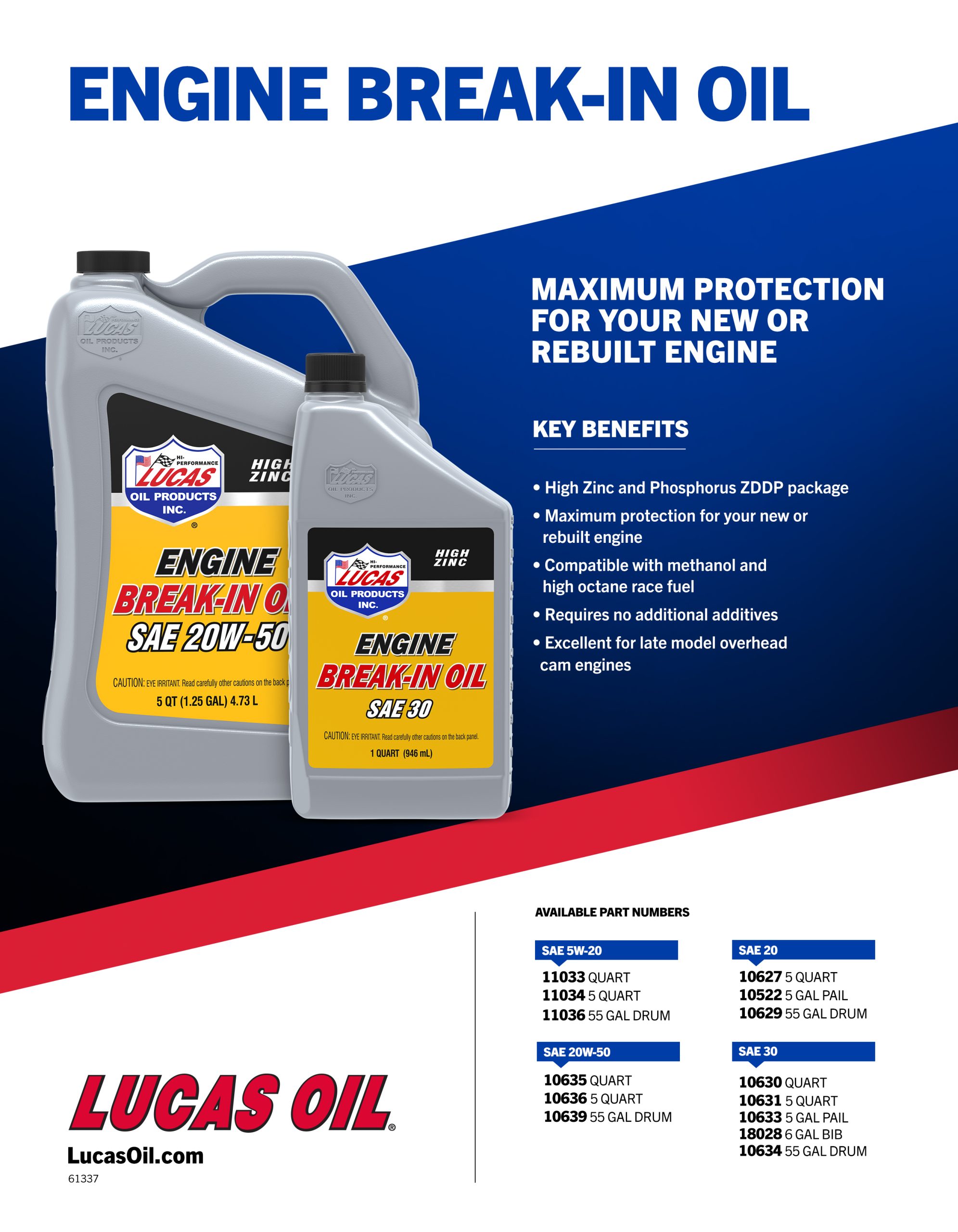 Engine Break-In Oil – Lucas Oil Products, Inc. – Keep That Engine Alive!