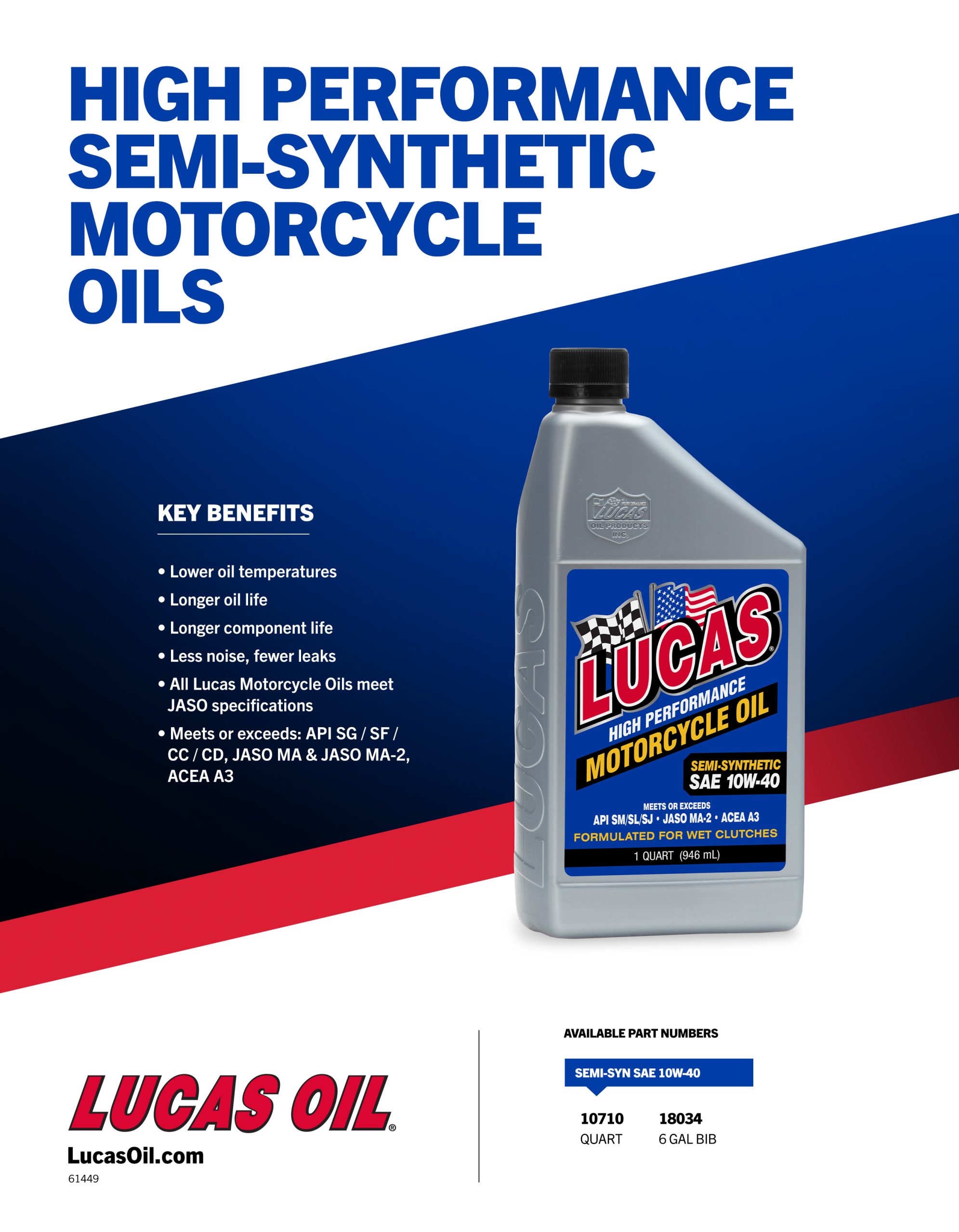High Performance Synthetic Motorcycle Oils – Lucas Oil Products, Inc ...