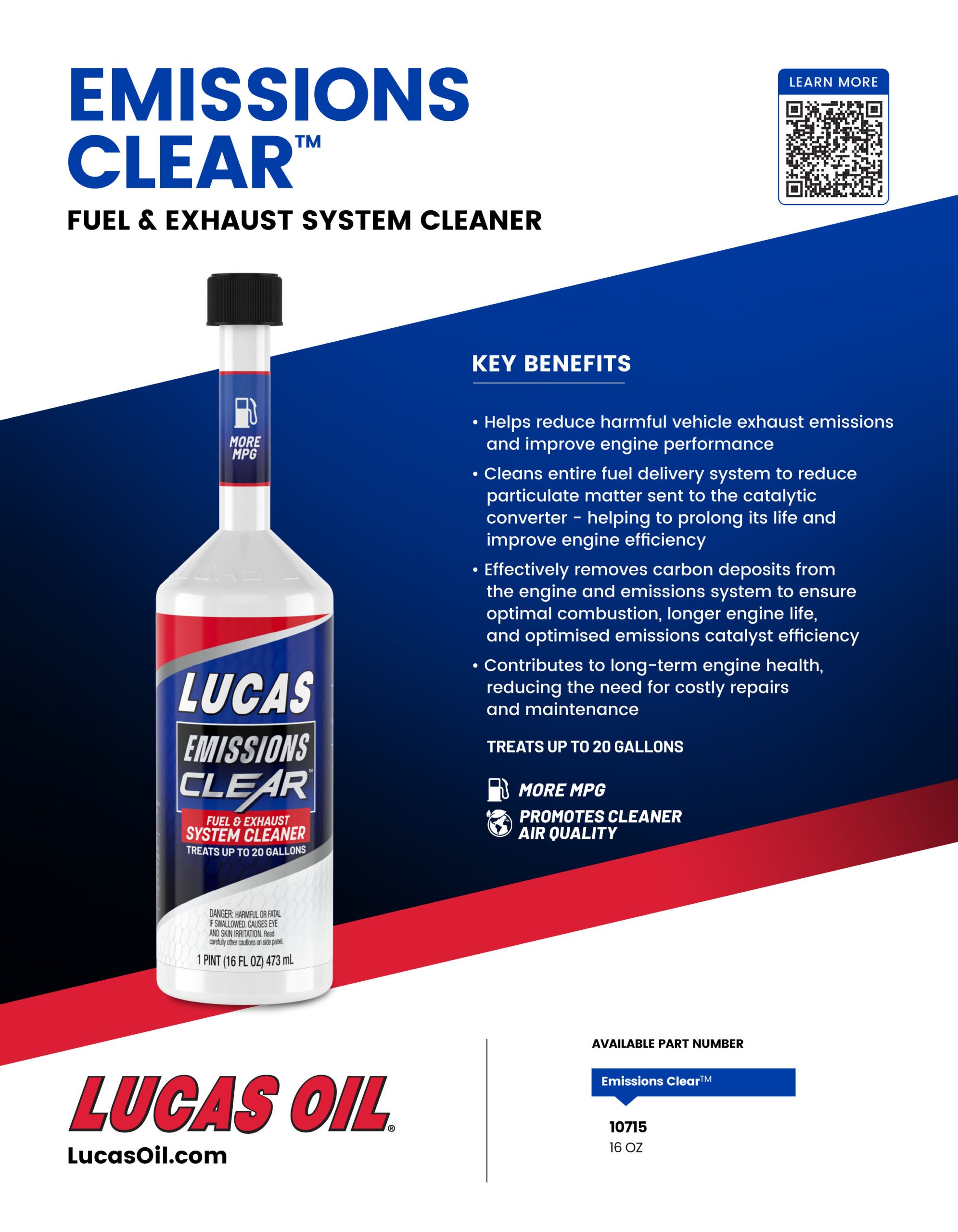 Emissions Clear™ – Lucas Oil Products, Inc. – Keep That Engine Alive!