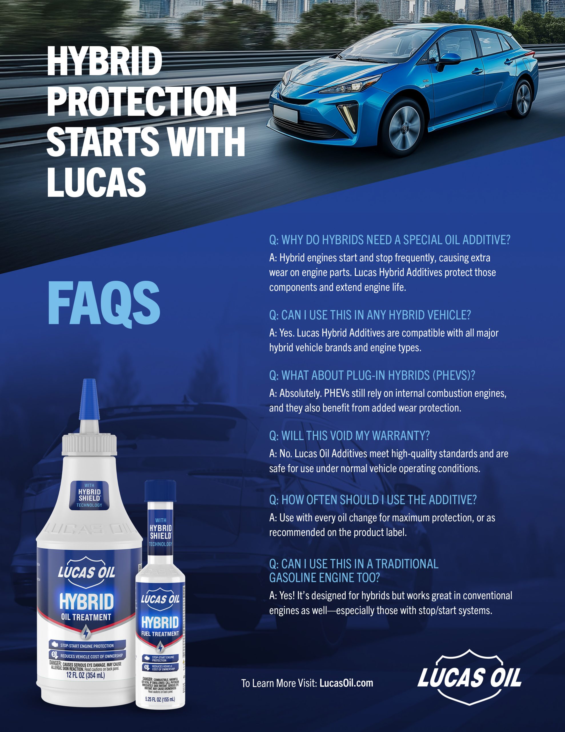 Lucas Hybrid Oil Treatment with HybridShield™ – Lucas Oil Products, Inc ...