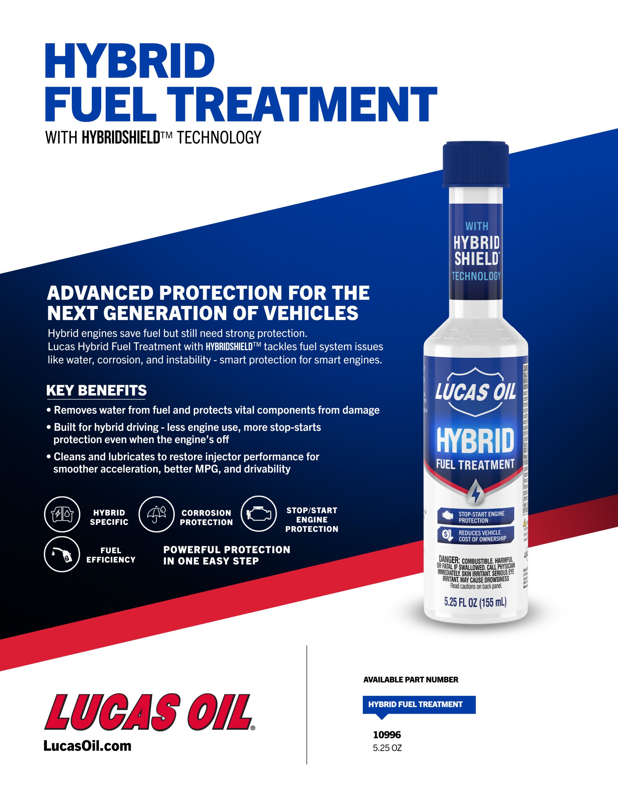 Lucas Hybrid Fuel Treatment with HybridShield™ – Lucas Oil Products ...