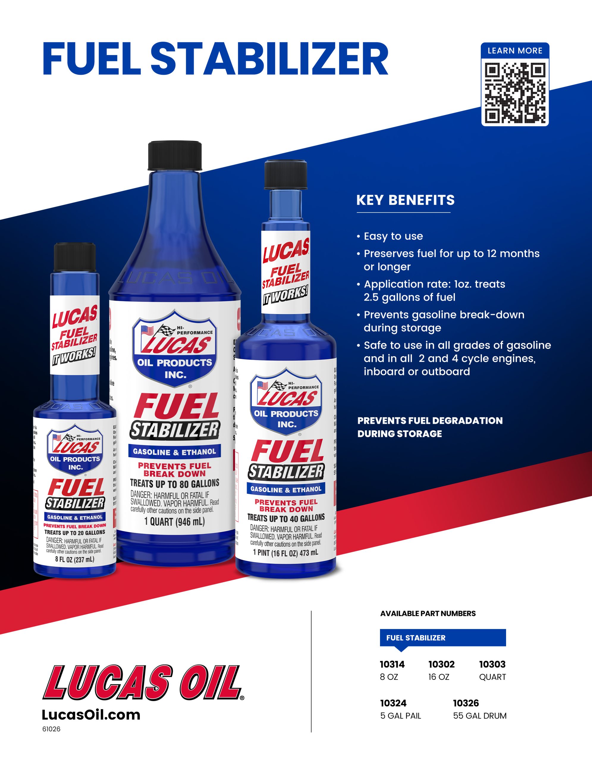 Fuel Stabilizer – Lucas Oil Products, Inc. – Keep That Engine Alive!