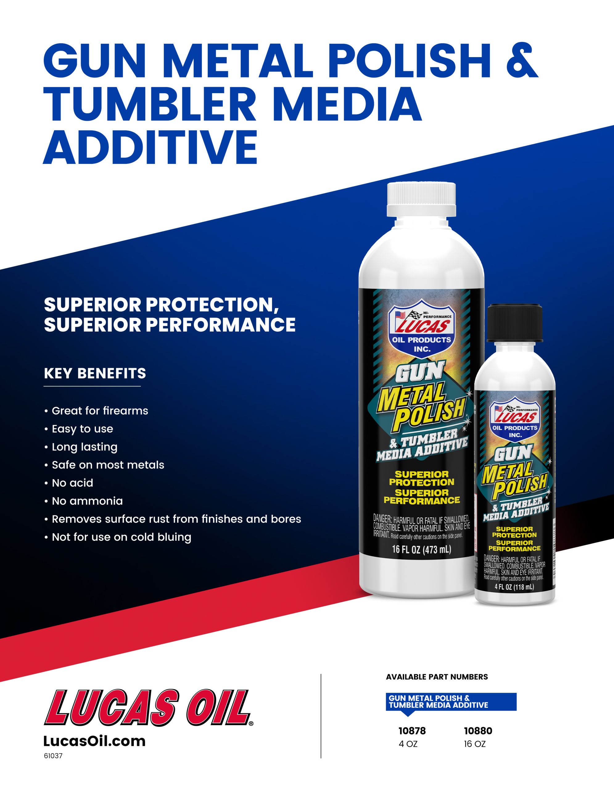 Gun Metal Polish & Tumbler Media Additive – Lucas Oil Products, Inc ...