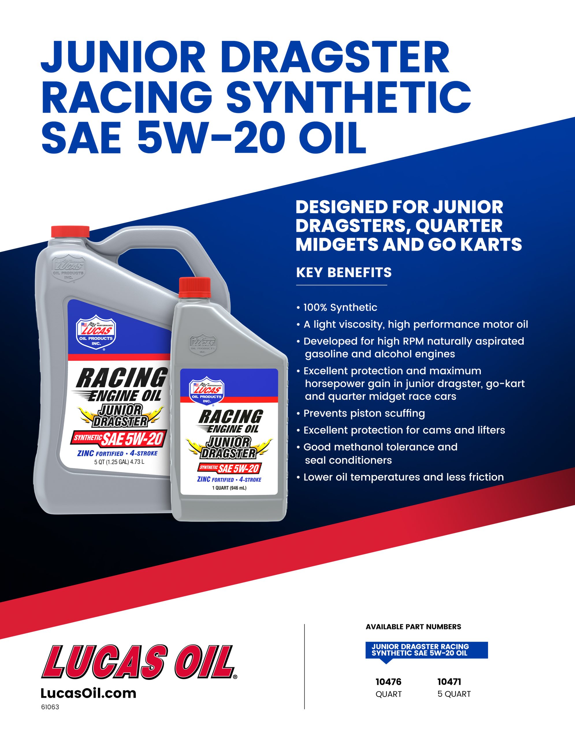 Junior Dragster Racing Oil – Lucas Oil Products, Inc. – Keep That ...