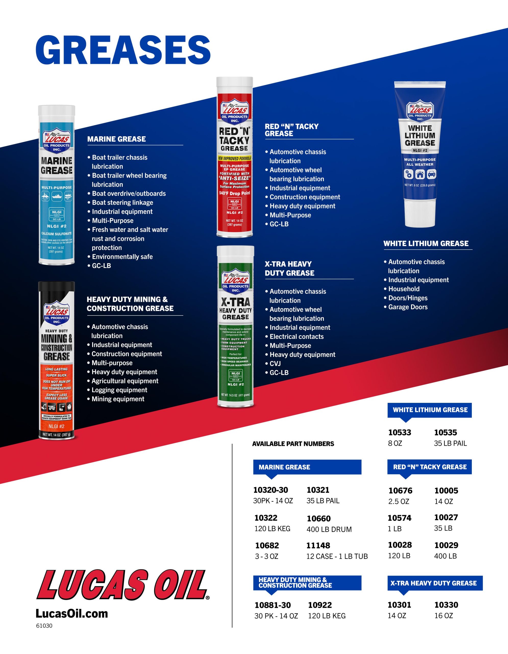 Red “N” Tacky Grease – Lucas Oil Products, Inc. – Keep That Engine Alive!