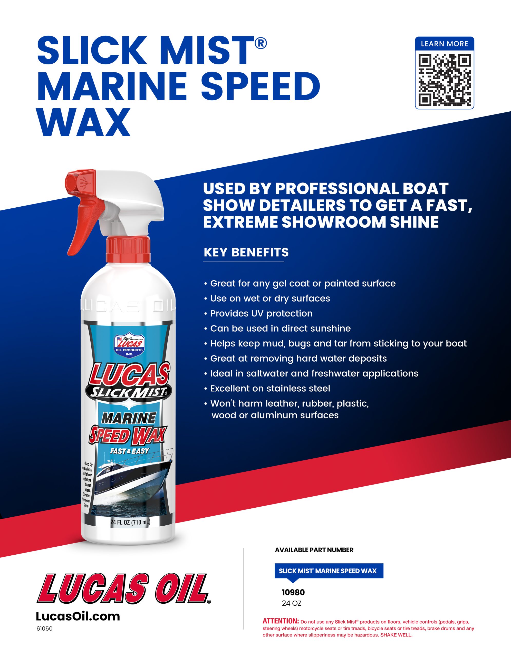 Slick Mist® Marine Speed Wax – Lucas Oil Products, Inc. – Keep That ...