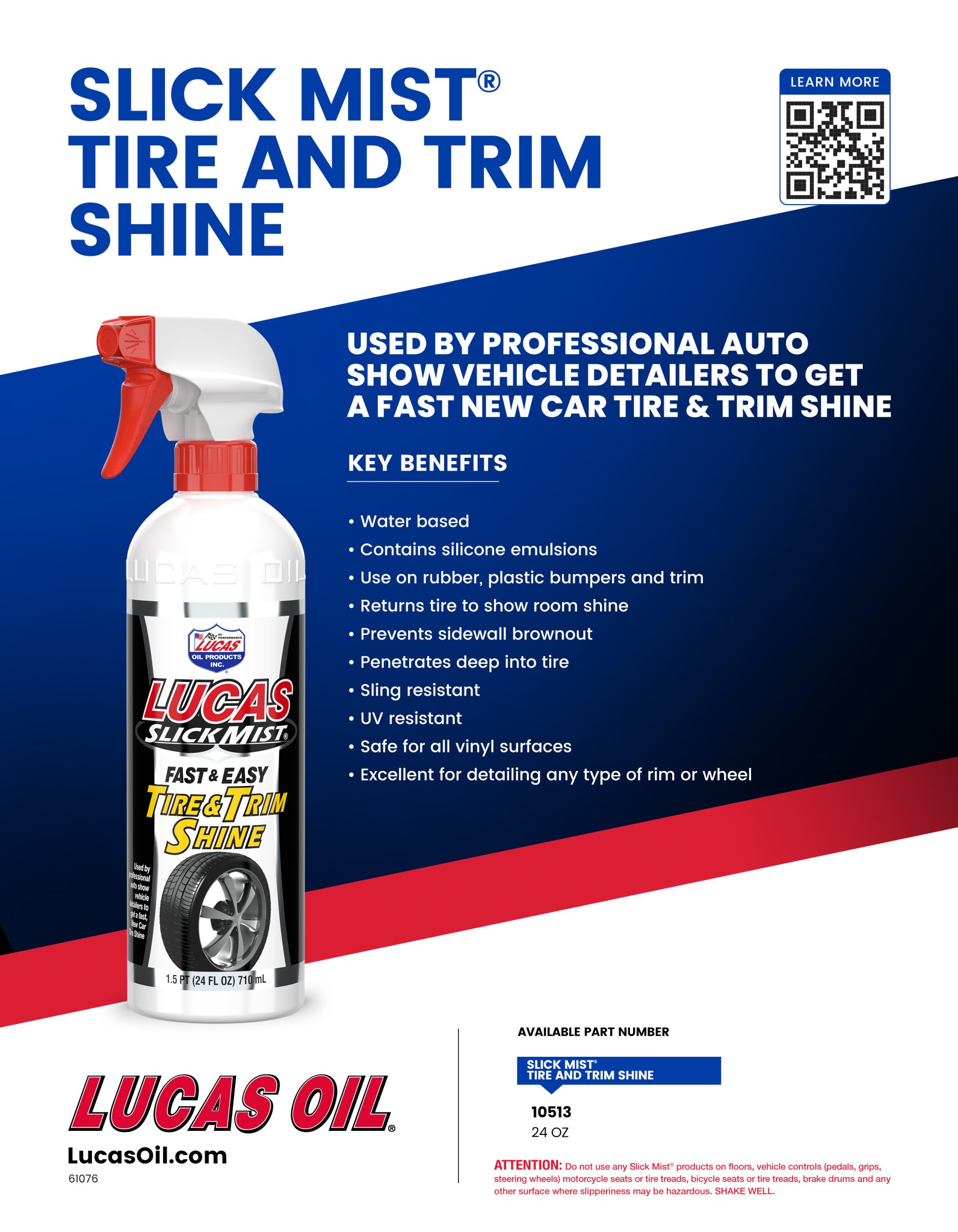 Slick Mist® Tire and Trim Shine – Lucas Oil Products, Inc. – Keep That ...