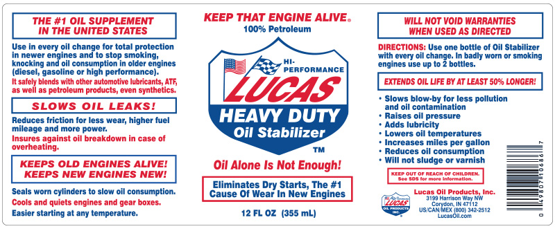 Heavy Duty Oil Stabilizer – Lucas Oil Products, Inc. – Keep That Engine ...
