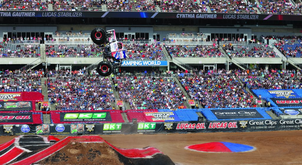 Monster Jam World Finals High Jump Competition Sponsored by Lucas Oil ...